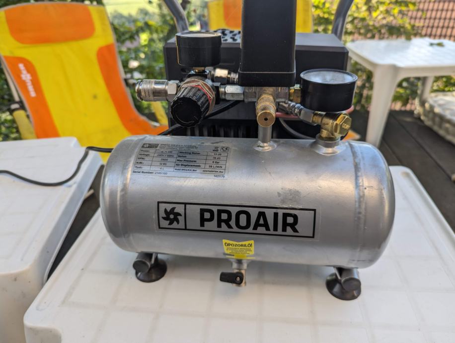 Kompresor PROAIR DPS Silent, mini, tih + 3 leta garancije