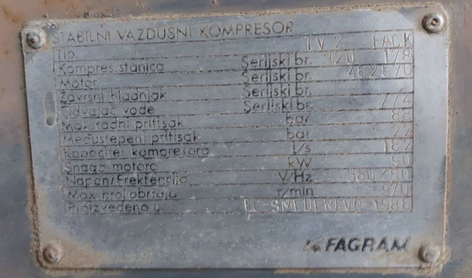 Kompresorska postaja FAGRAM