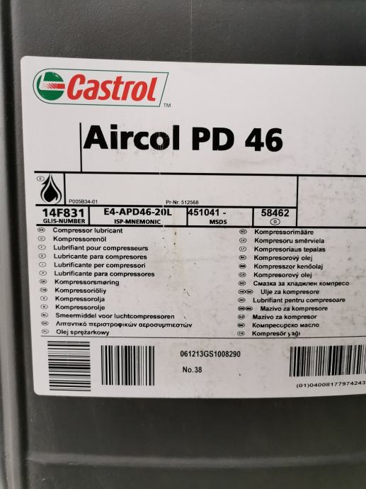 Olje CASTROL AIRCOL PD46