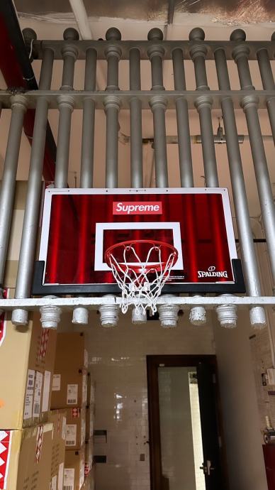 Supreme x spalding mini basketball hoop