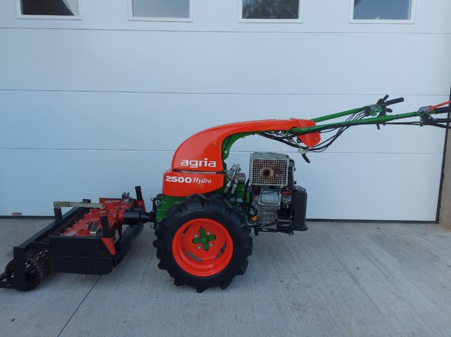 Agria 2500 Hydro kot NOVA + FINIŠER / kosilnica mulčar vrtni traktor