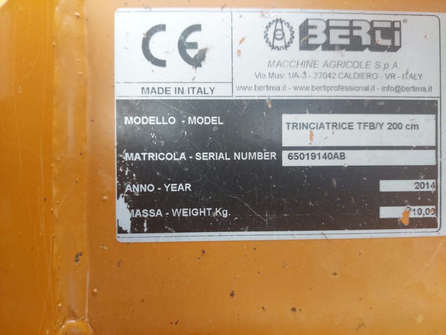 BERTI TFB/Y 200
