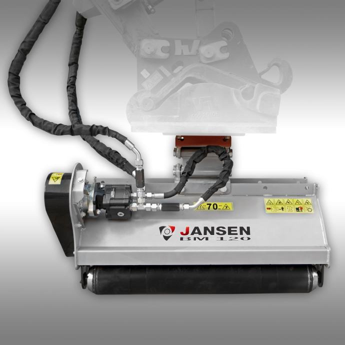 Mulčer za bager Jansen BM-120