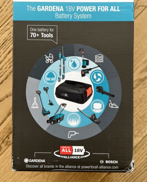 Gardena EasyCut 23/18V P4A Nova, neuporabljena z garancijo 04/26