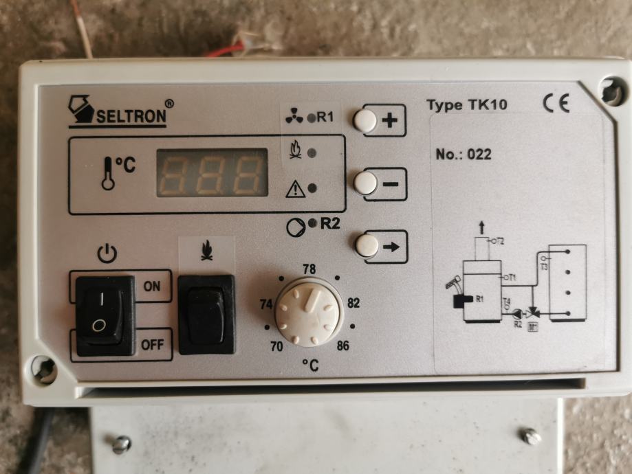 Kotlovska regulacija Seltron TK10 - dvig povratka