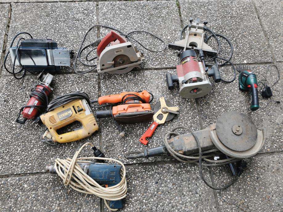 Električno orodje, več vrst