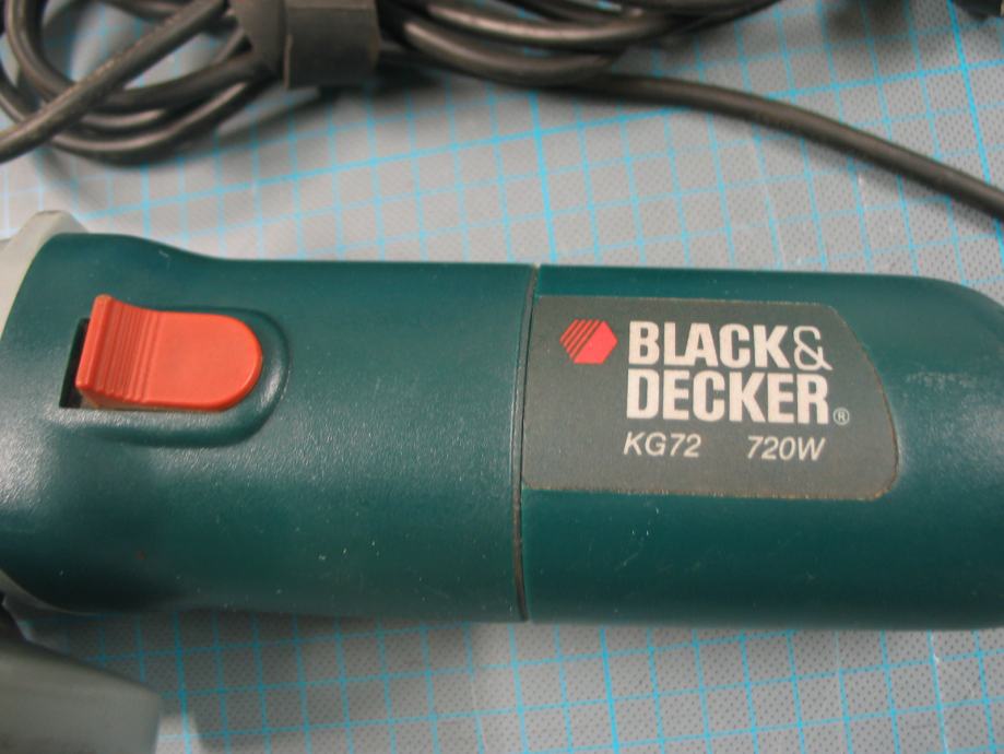 Kotni brusilnik Black & Decker KG72, samo 3x rabljen, kot nov, prodam