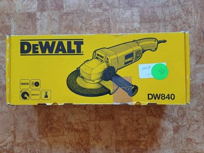Kotni brusilnik DeWALT DW840-QS, 180 mm