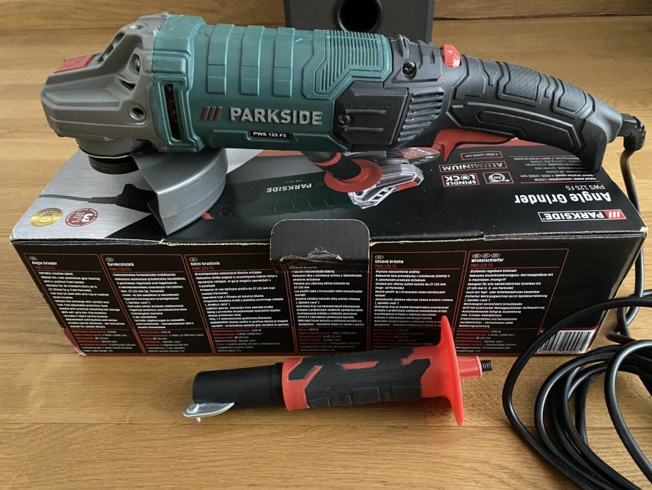 Kotni brusilnik Parkside PWS 125 F5