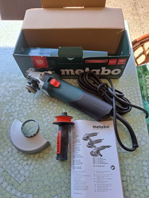 Metabo kotni brusilnik WEV 17-125 quick 1700W električni
