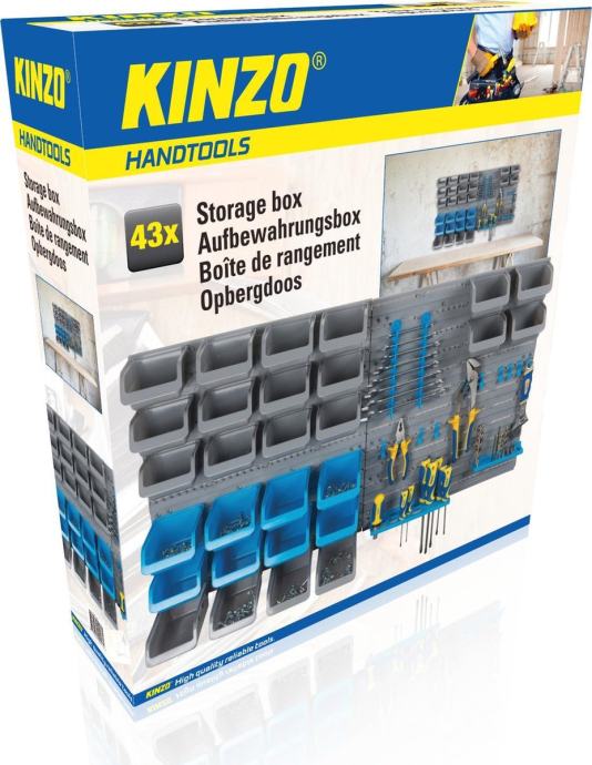 KINZO 100 X 54CM STENSKI PREDALNIK PVC – 43 DELNI ORGANIZATOR
