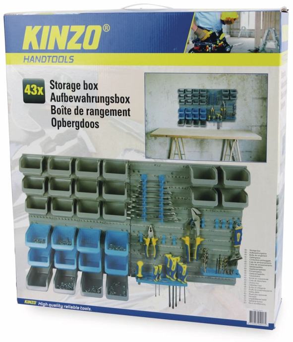 KINZO 100 X 54CM STENSKI PREDALNIK PVC – 43 DELNI ORGANIZATOR