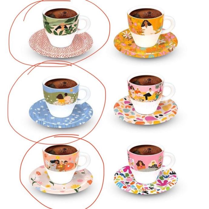 IŠČEM Alja Horvat Barcaffe skodelice