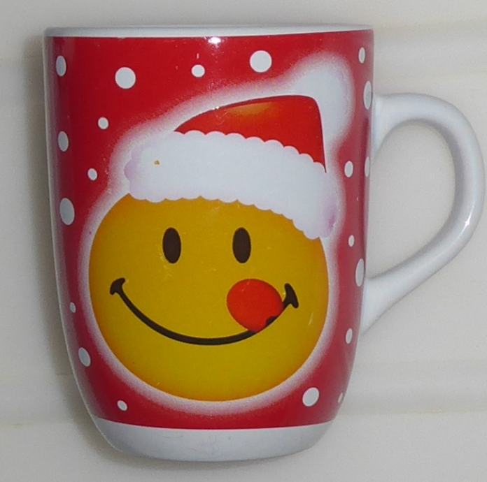 Smiley keramična skodelica - 2 različni strani