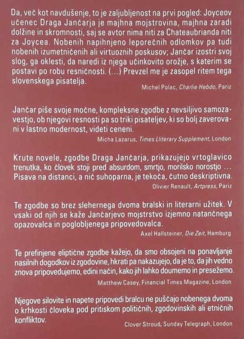 JOYCEOV UČENEC, Drago Jančar