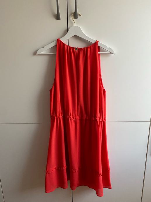 Ženska rdeča kratka obleka št. 40 H&M