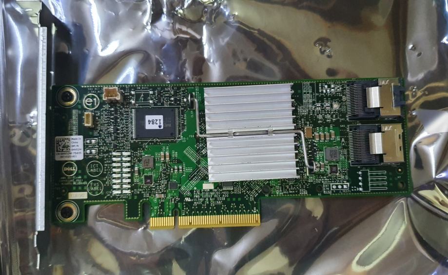 Dell Perc H310 HBA SAS-2 Krmilnik za 8 sas/sata diskov že v IT mode