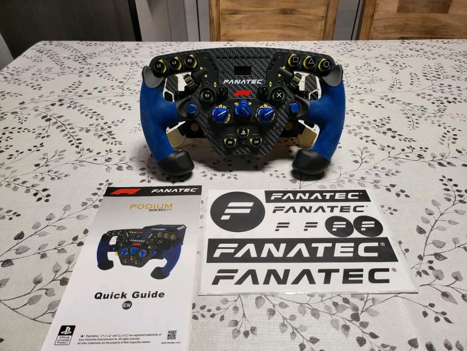 Fanatec Podium F1 Racing Wheel + Fanatec ClubSport CSP V3 pedali