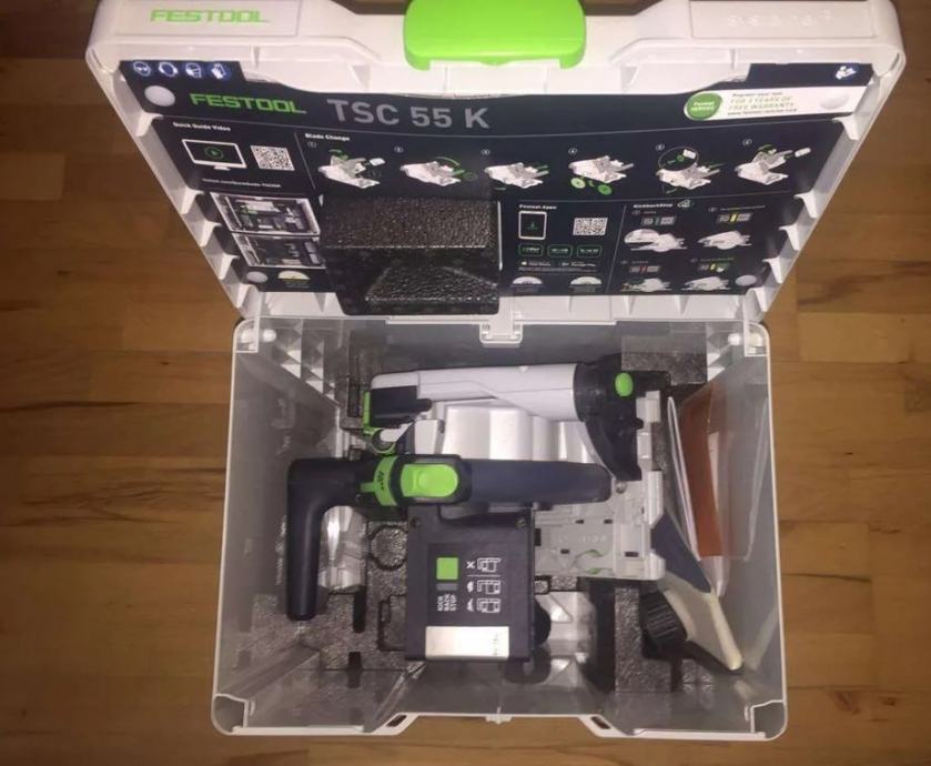 Akumulatorska potopna žaga FESTOOL TSC 55 KEB-Basic