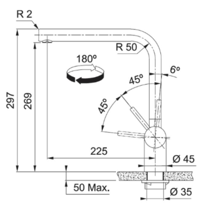 Nova Franke inox kuhinjska armatura