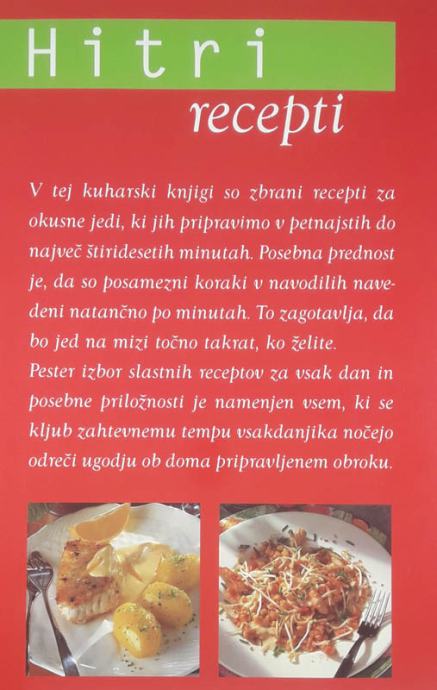 HITRI RECEPTI, več avtorjev