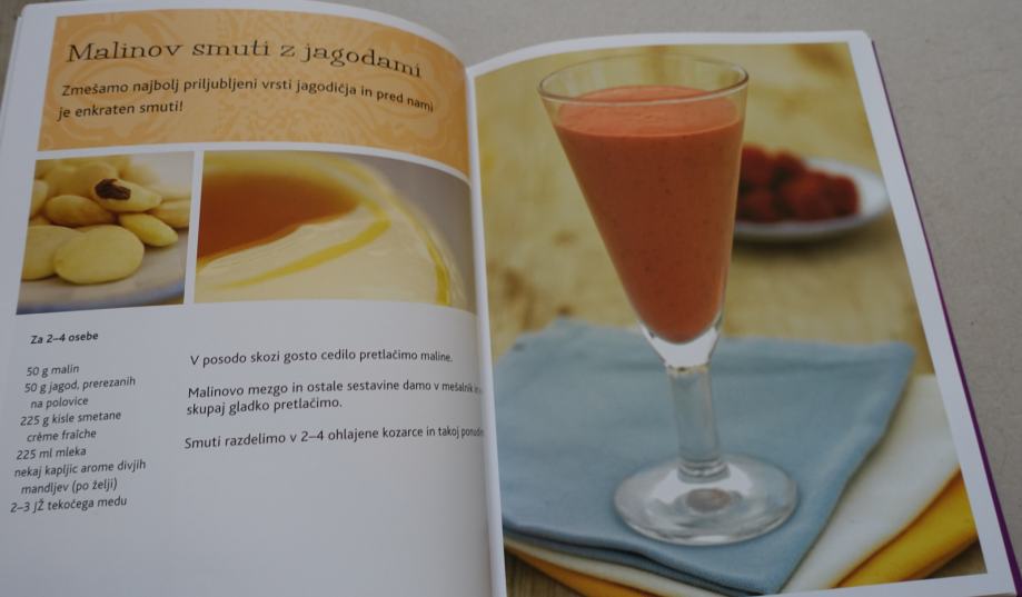 Knjiga SOKOVI IN NAPITKI, recepti