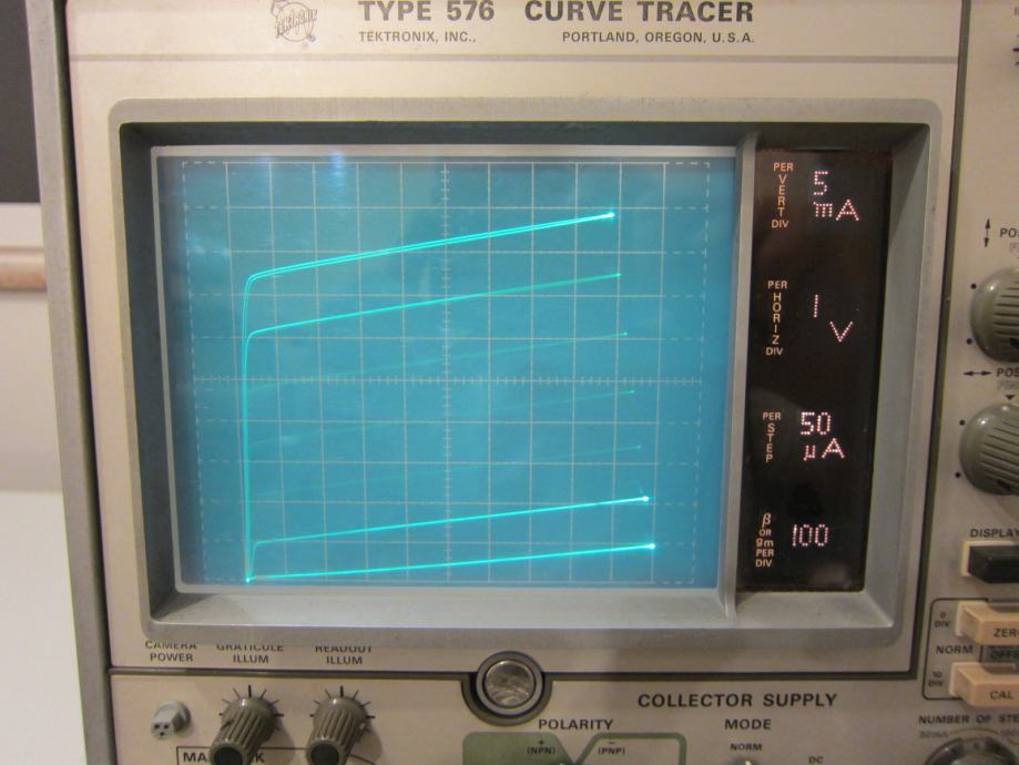 CURVE TRACER KARAKTEROGRAF TEKTRONIX 576