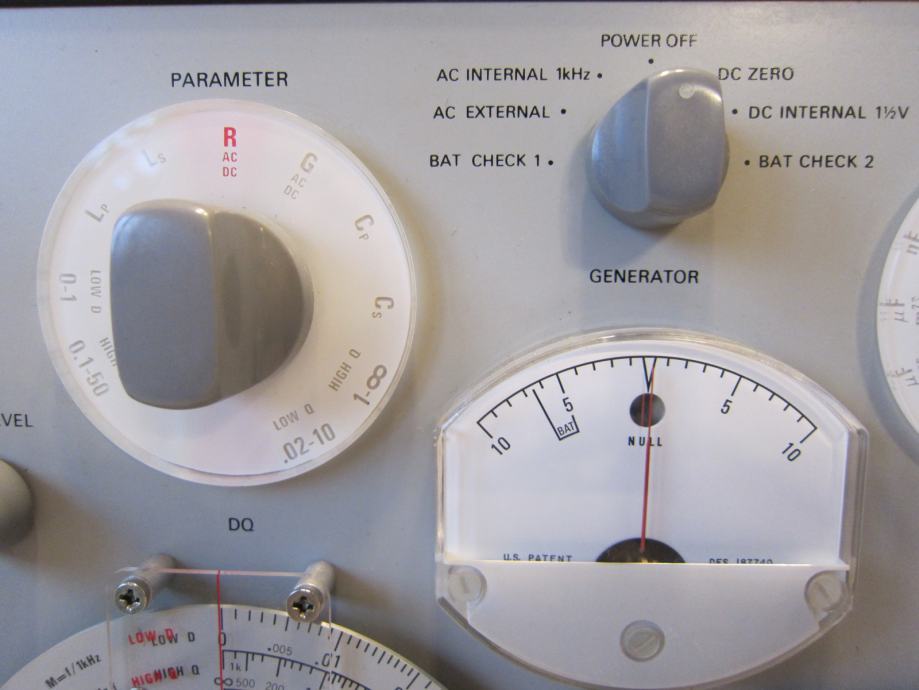 General radio GR 1656 impedance bridge rlc meter merilni mostič