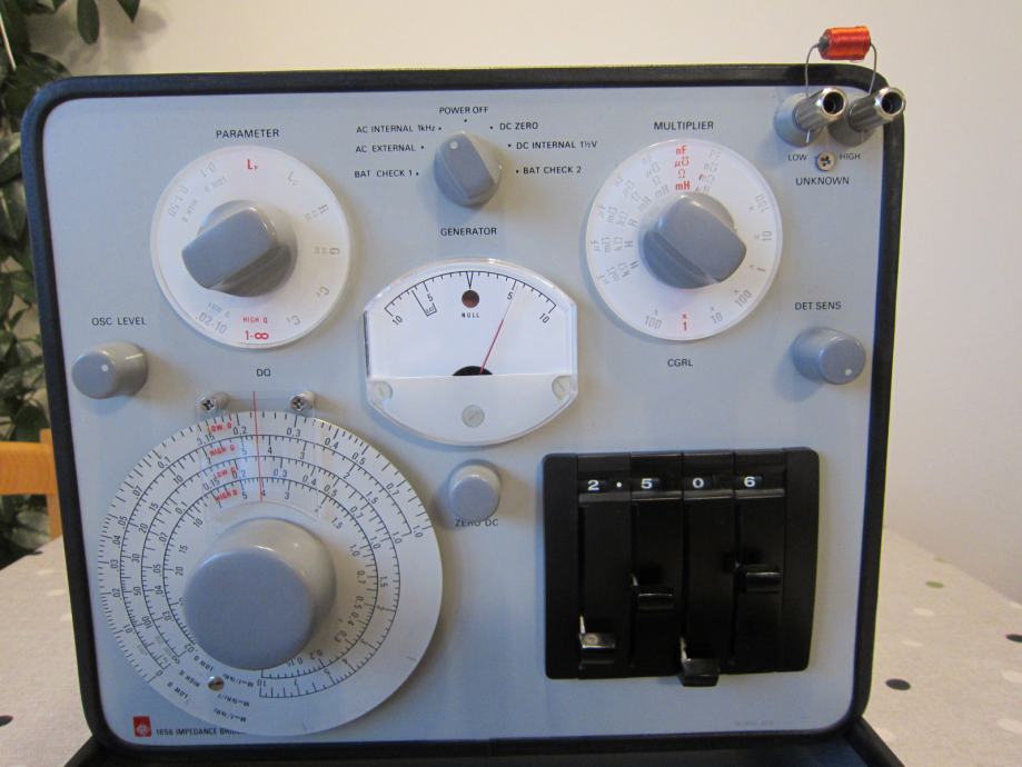 General radio GR 1656 impedance bridge rlc meter merilni mostič
