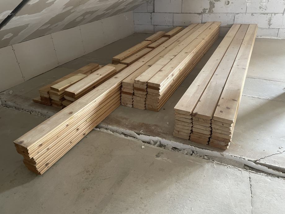 20m2 ladijski pod 12,5cm x 3cm različne dolžine 407cm 335cm 304cm