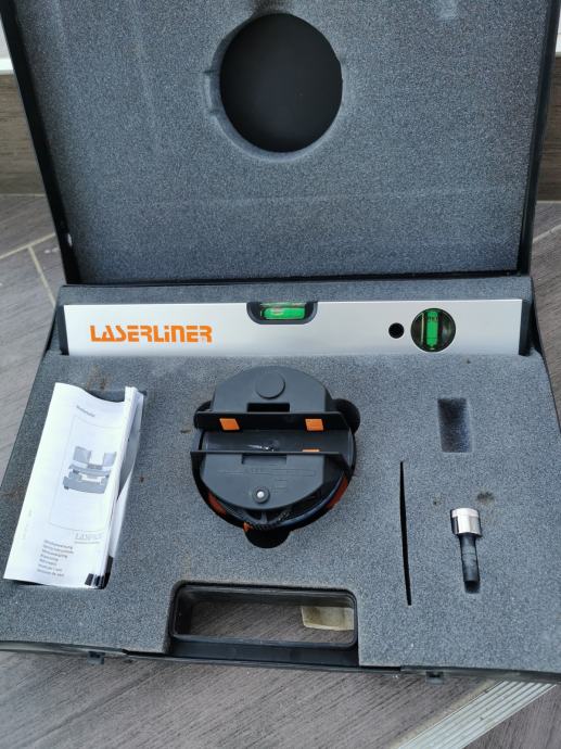 LASERLINER - LASERSKA NIVELIRNA VAGA S STOJALOM - KOT NOVA!