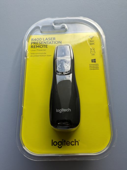 NOV laserski kazalnik (pointer, presenter) Logitech R400