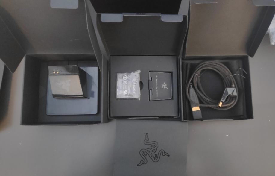 Razer mamba wireless miška + dock komplet RGB