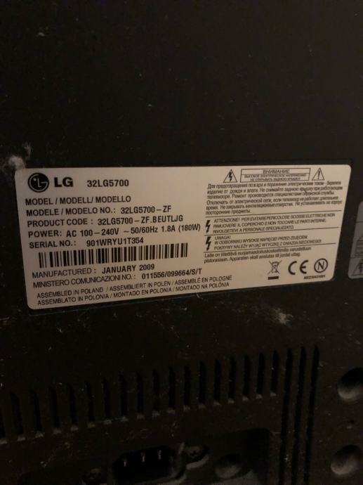 LG televizija 32” 32LG5700-ZF