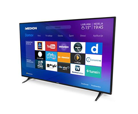 Medion lcd ful led tv 163.8cm
