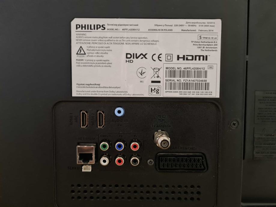 Philips 46-palčni LCD TV (46PFL4208H/12)