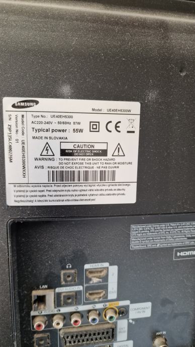 Prodam Samsung Full HD tv 101 cm v diagonalo