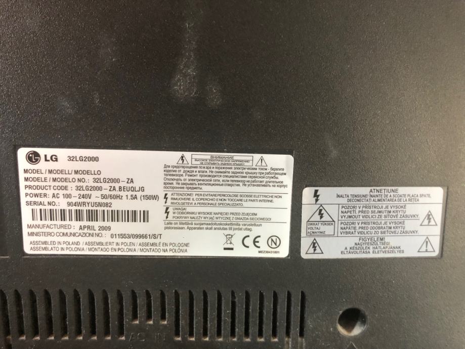 Televizor LG, 32LG2000