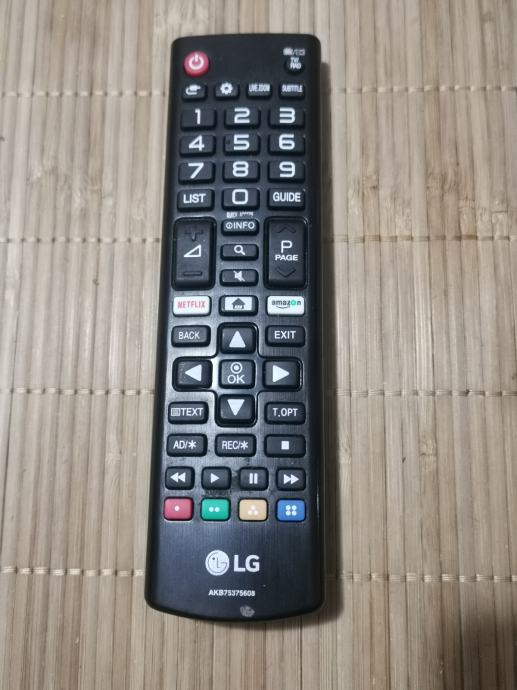 LG 55UK6300PLB elektronika, 2 LG daljinca