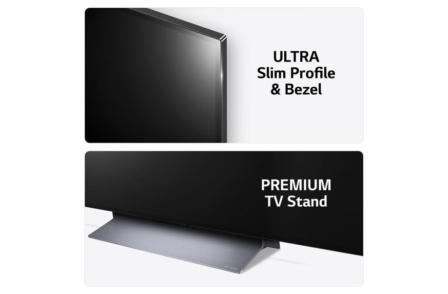 LG OLED48C34LA 4K UHD Smart TV model 2023, črna