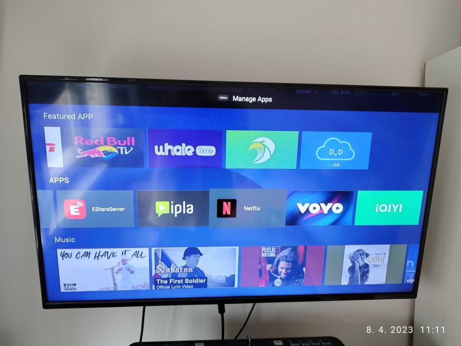 Manta LED TV 40LFA29E,40 102CM,Android,Smart, WiFi,KOT NOV-MENJAVA