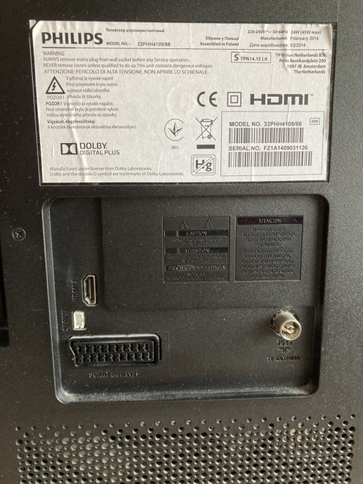 Philips LED LCD TV 32PHH4109/88