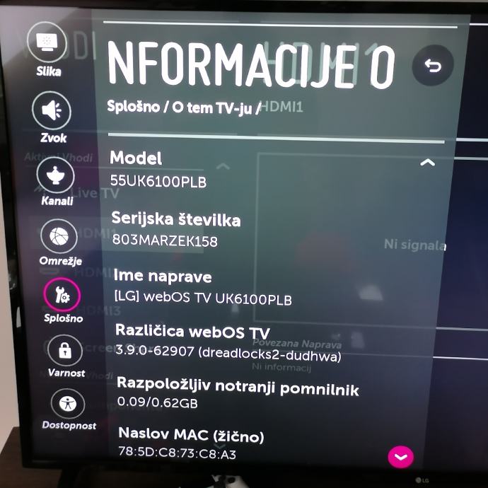 PRODAM LG, 55UK6100PLB, 55, UHD Smart TV LED 4K, SMART TV