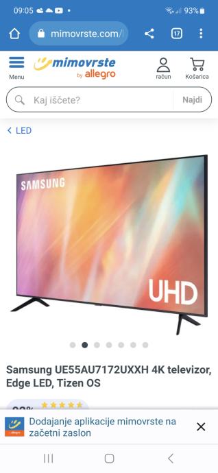 SAMSUNG 4K Televizor, Edge LED
