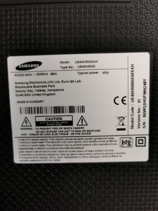 Samsung LED TV Full HD 40