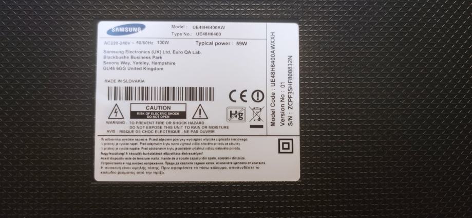 Samsung UE48H6400 Smart TV