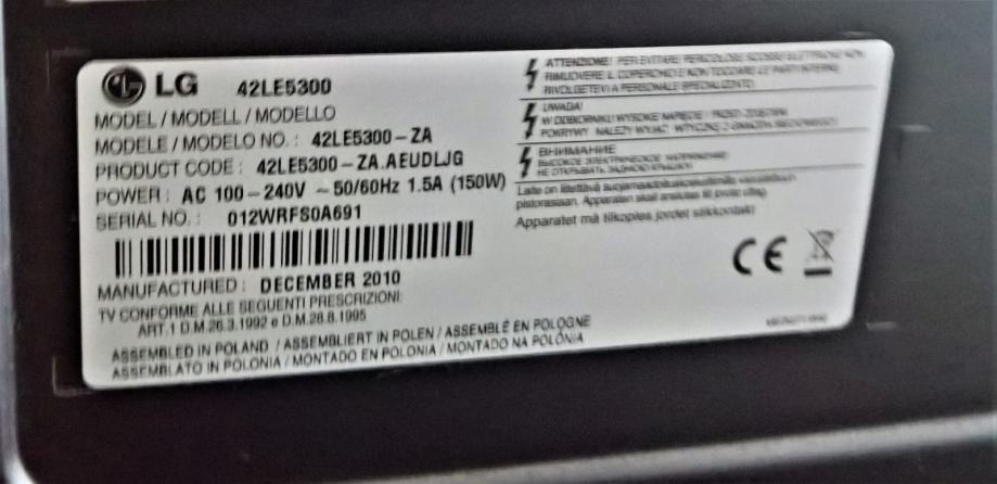 Televizor LG 42LE5300