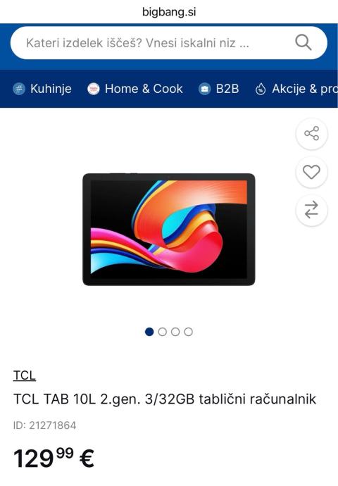 Tablični računalnik TLC TAB 10L