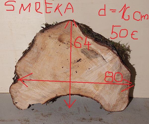 Les - hrast, bukev, smreka