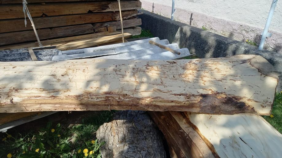 Oreh les, star 1 leto star, 224 širine 65 do 50 in debeline 8 do 9 cm